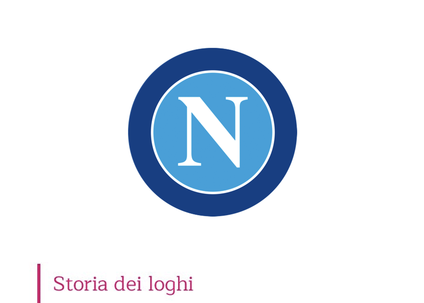 Il logo del Napoli: semplicità ed essenzialità